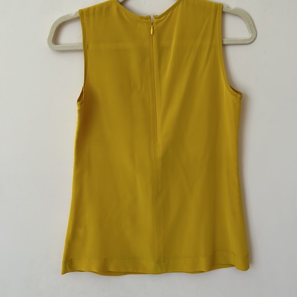Tory Burch | Tops | Tory Burch Bright Yellow Top With Details In Front ...